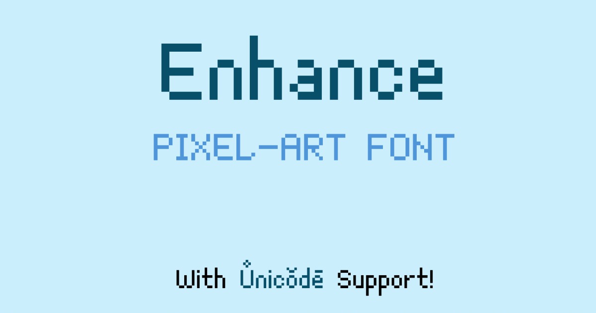 Cozy Pixel Font - Enhance | 2D Fonts | Unity Asset Store