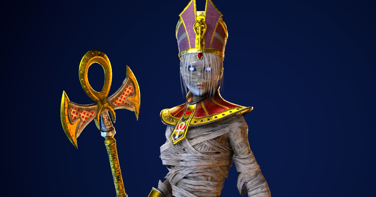 Egypt mummy girl | Characters | Unity Asset Store