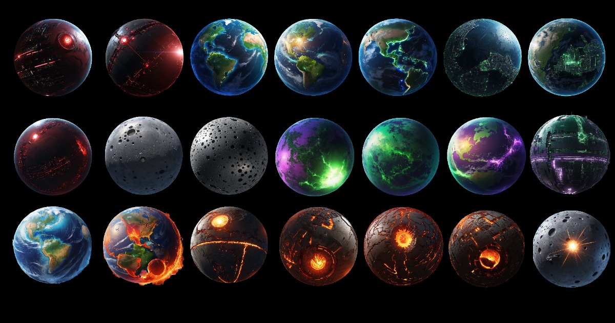 2D Space Planet | 2D 아이콘 | Unity Asset Store