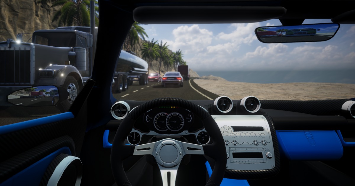 Car interior 19 | 3D Land | Unity Asset Store