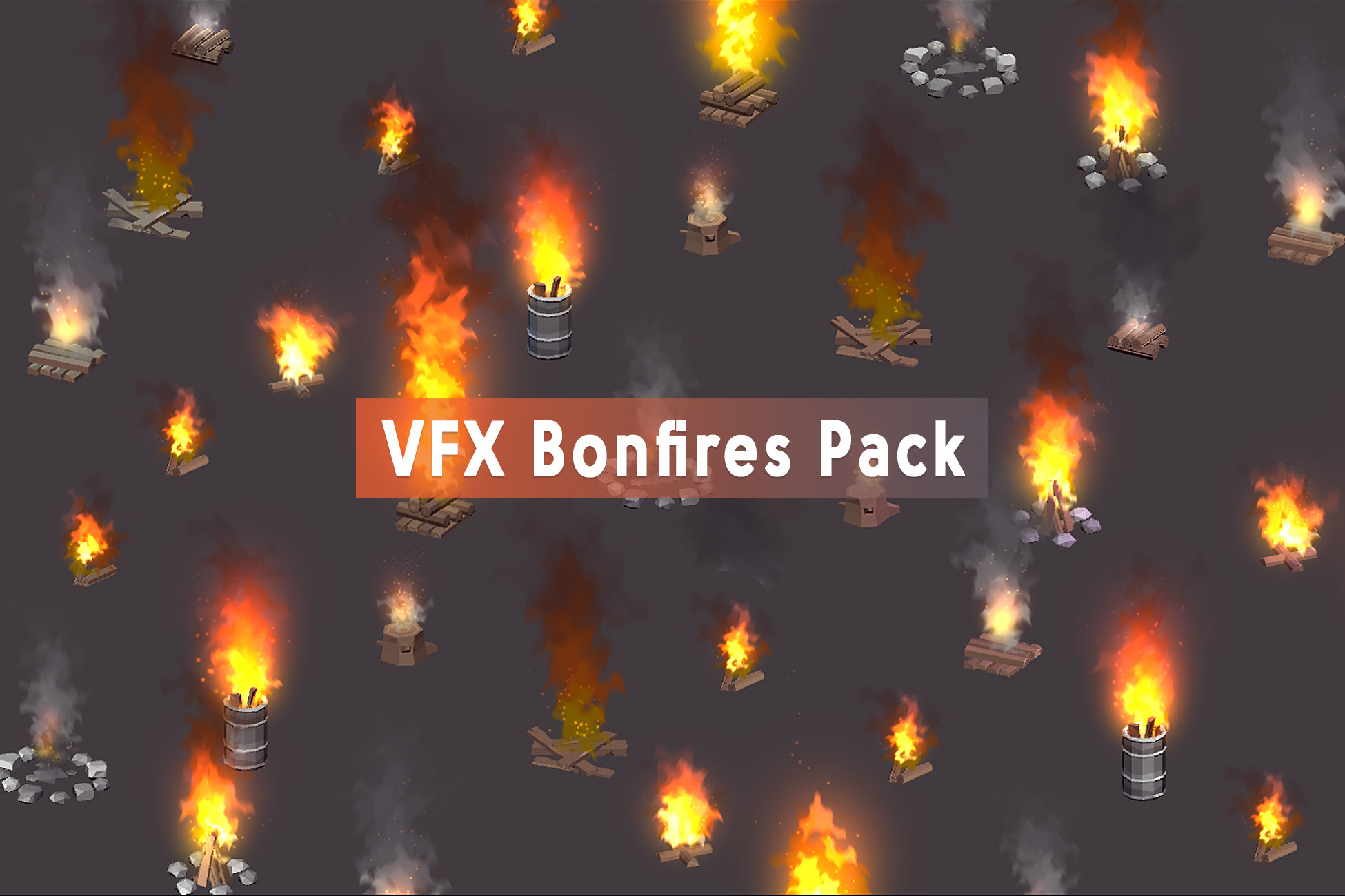 Vfx Bonfires Pack Fire And Explosions Unity Asset Store