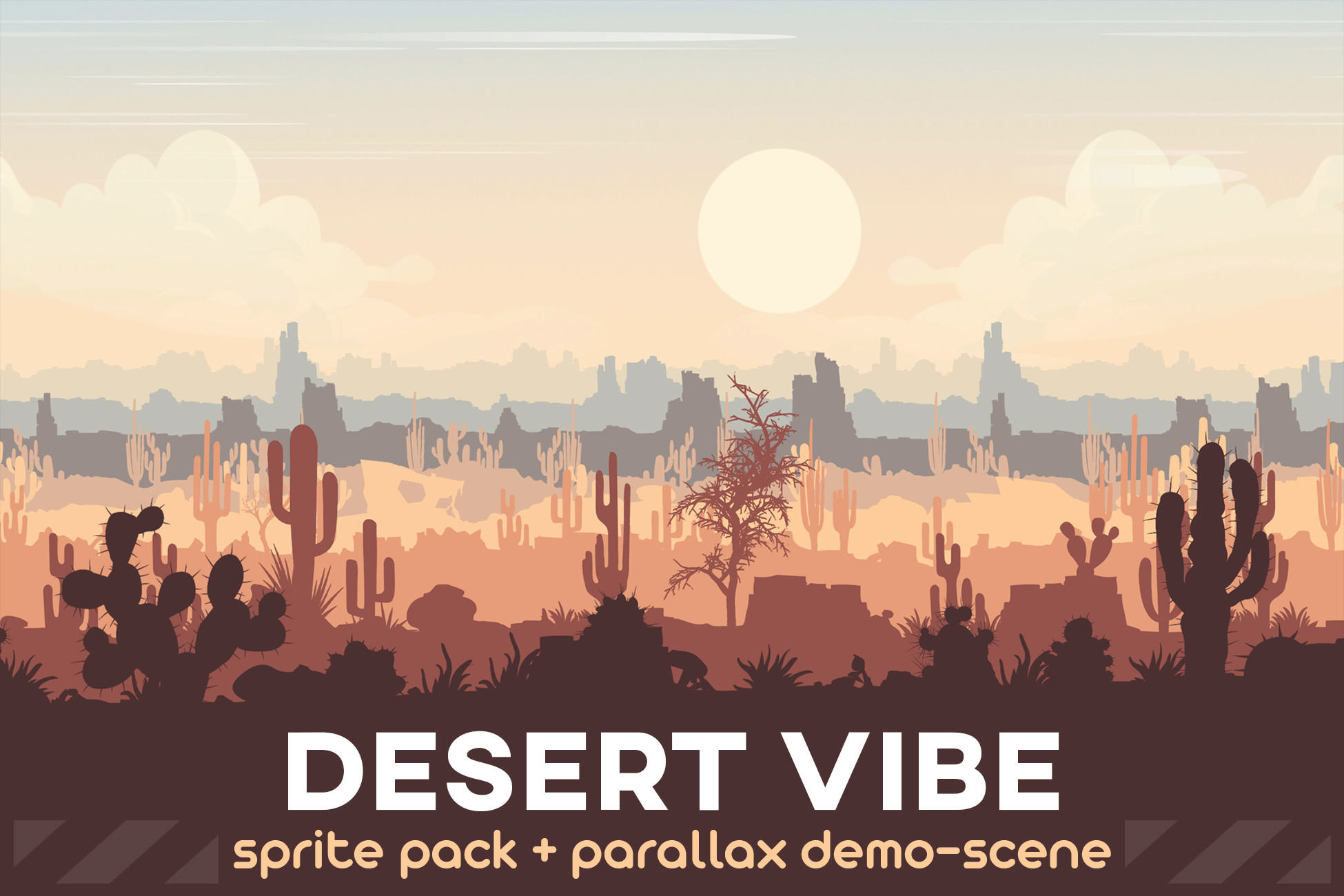 Desert Vibe / 2D Background | 2D Environments | Unity Asset Store