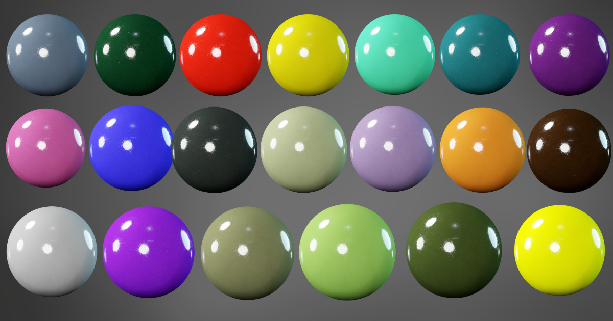 20 Painted Metal Material | 2D Metals | Unity Asset Store