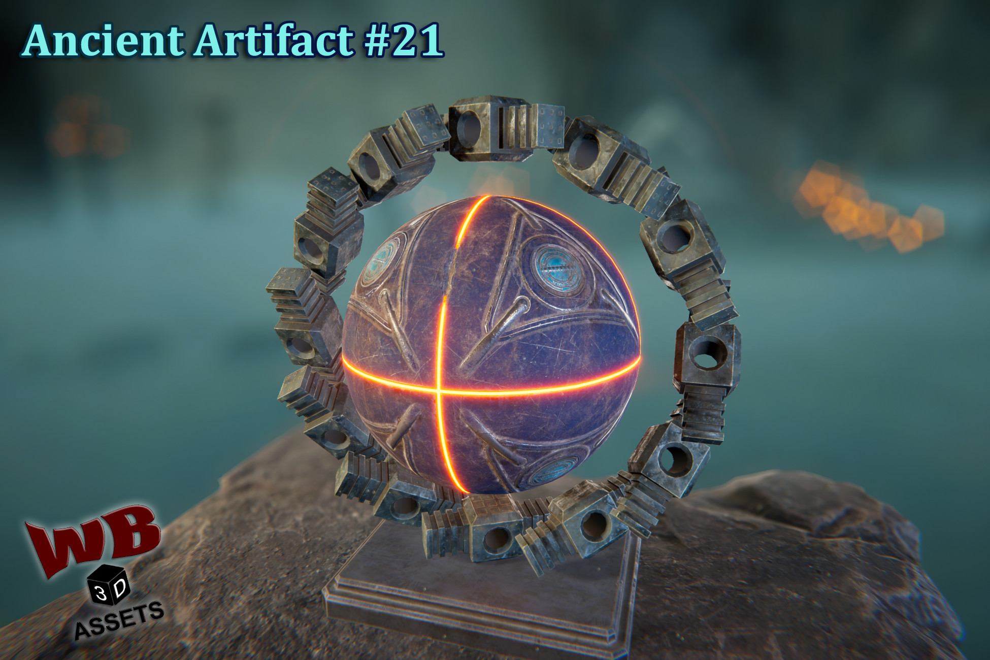 Ancient Artifact #21 | Animated & VFX | 3D Props | Unity Asset Store