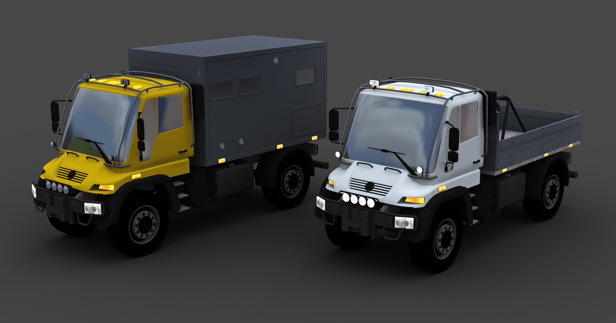 Off Road Truck Lowpoly | 3D Land | Unity Asset Store