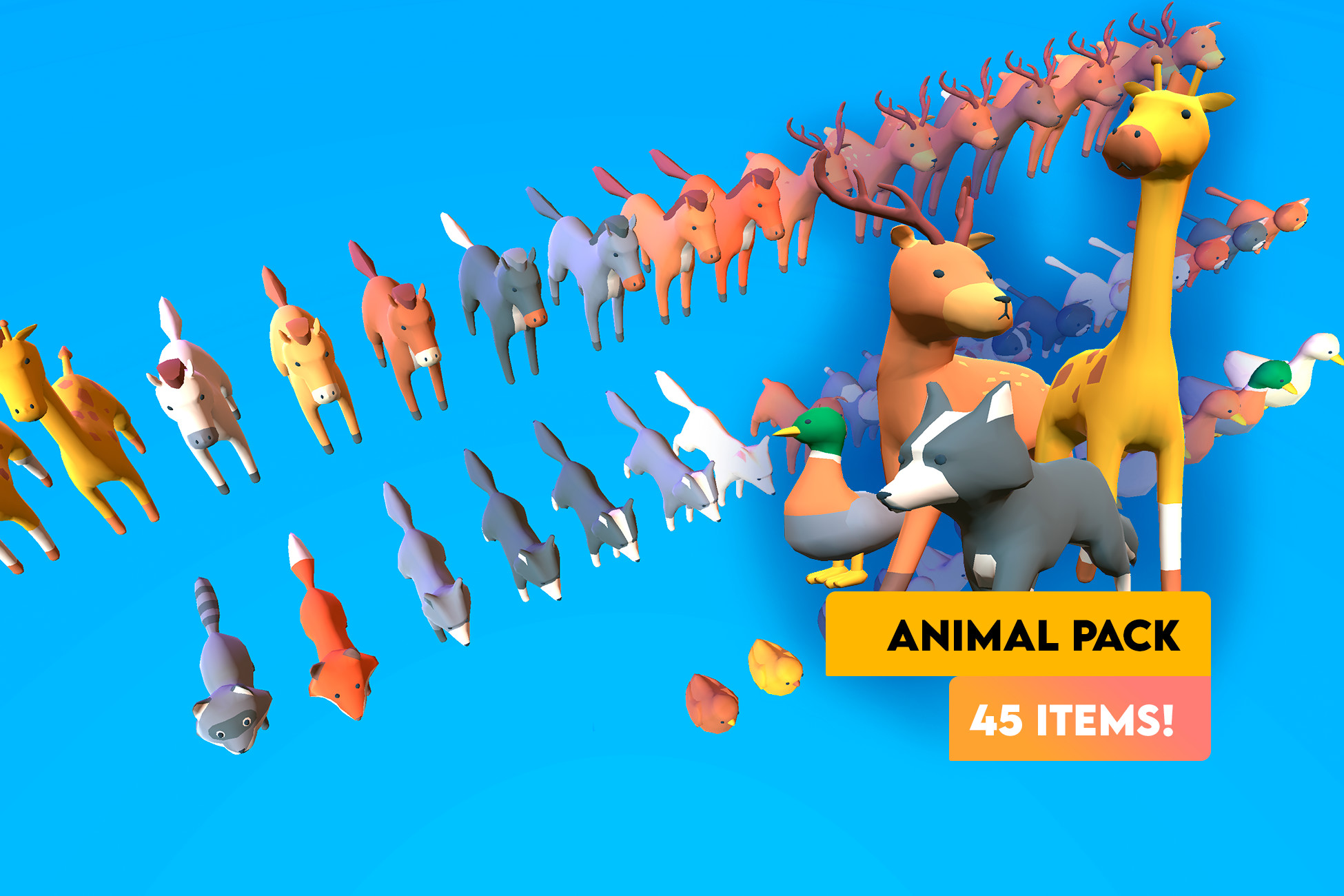 45 Animal Pack! | 3D Animals | Unity Asset Store