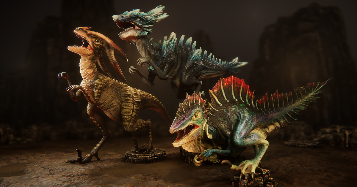 Raptors Pack | 3D Creatures | Unity Asset Store