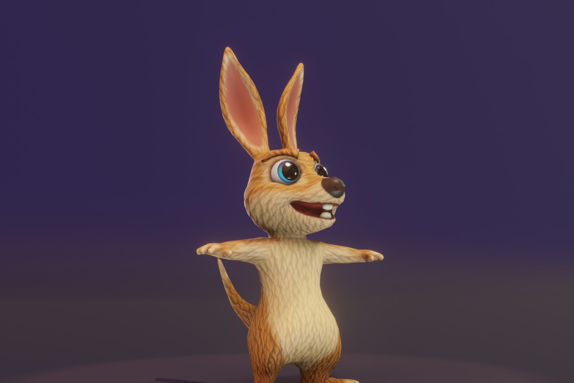 Cartoon Kangaroo Rigged 3D Model | Characters | Unity Asset Store