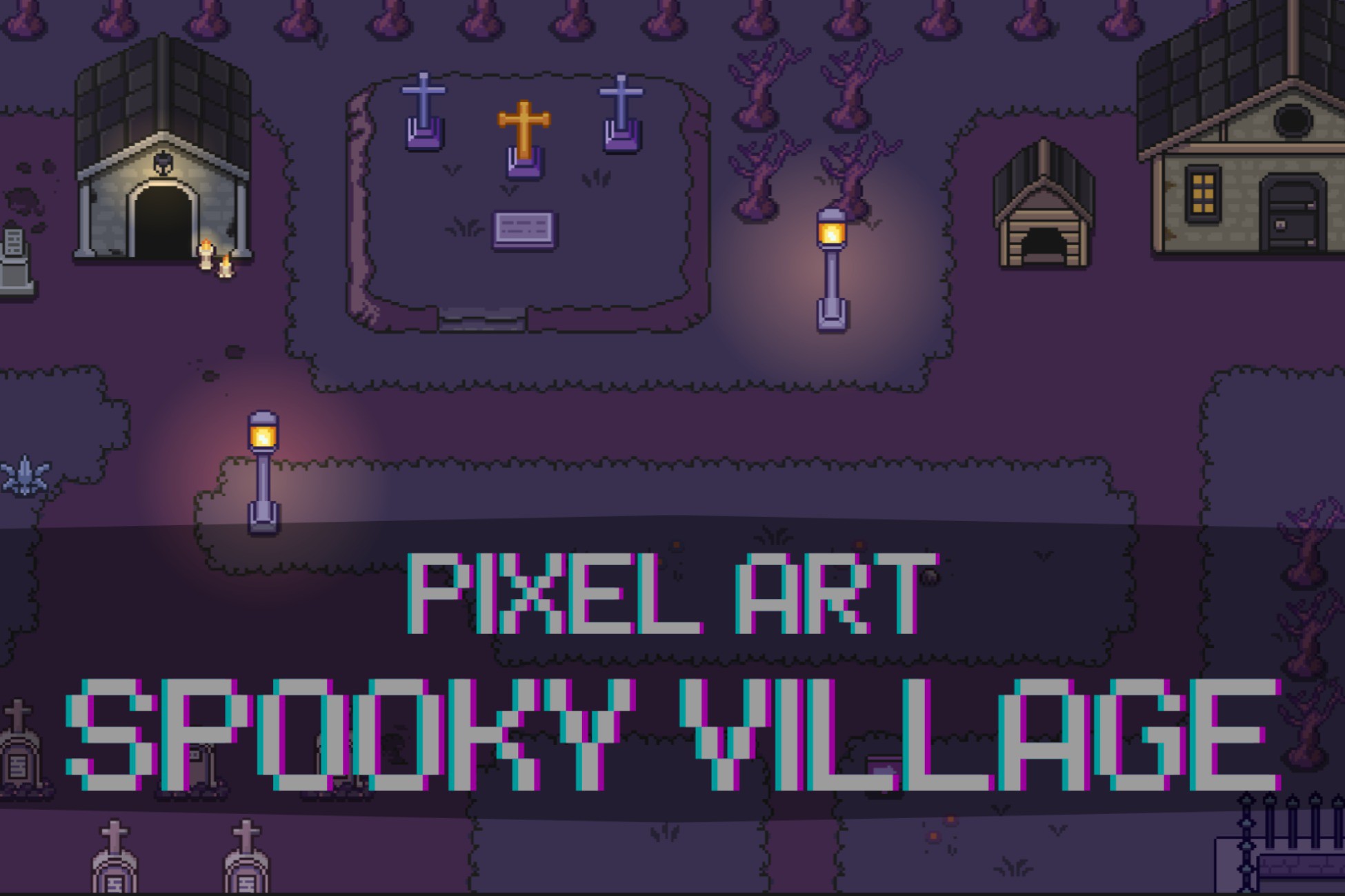 Spooky Village | 2D Environments | Unity Asset Store