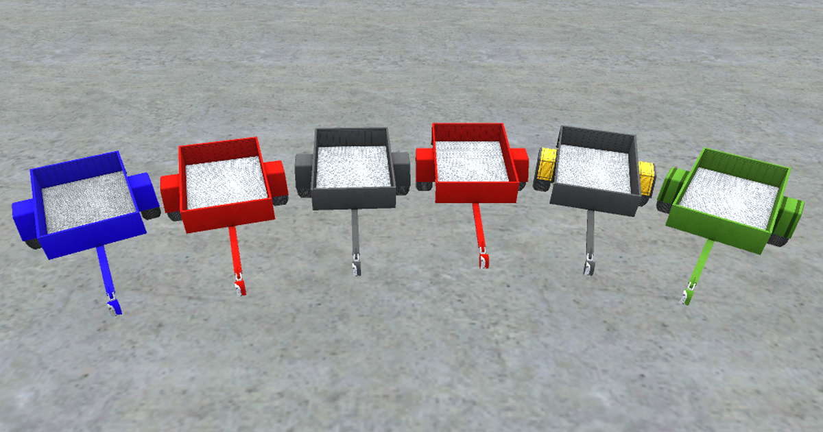 Low Poly Trailers | 3D Land | Unity Asset Store