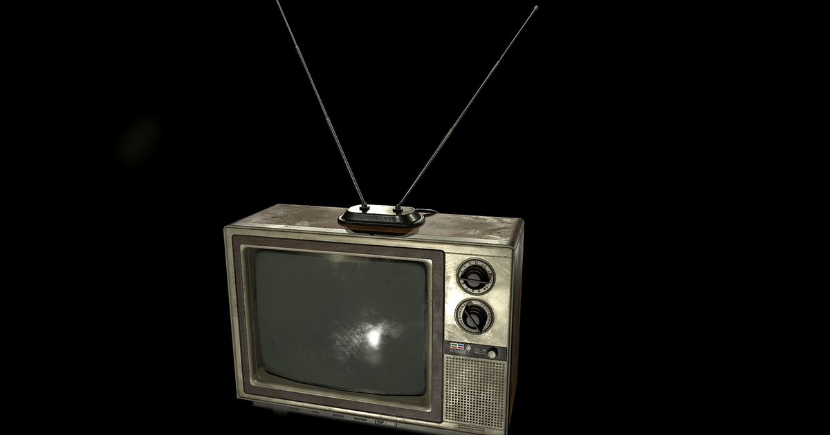 HQ Vintage TV | 3D Electronics | Unity Asset Store