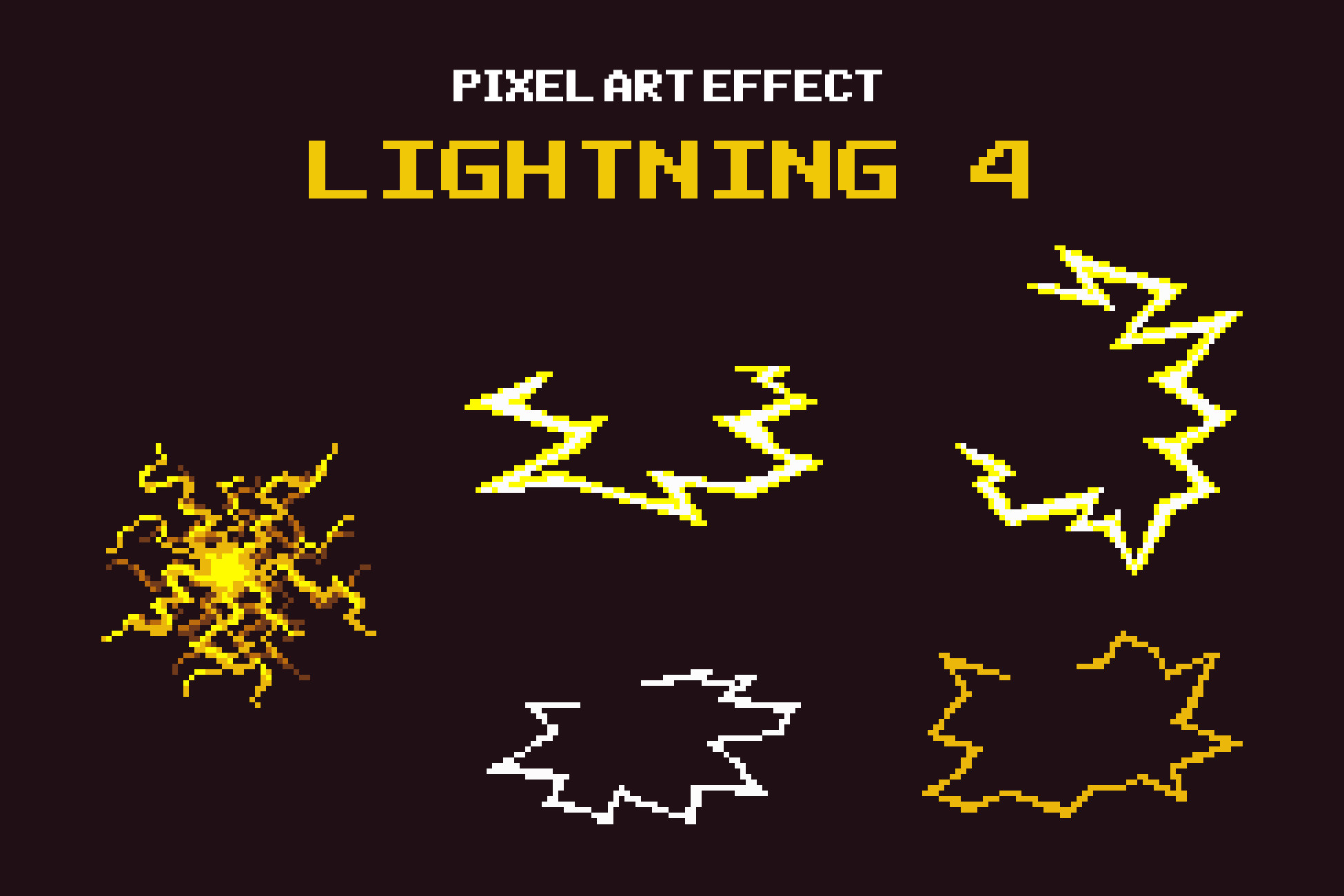Lightning 4 – Pixel Art Effect by Sanctumpixel