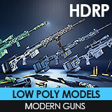 Low Poly Models - Modern Guns Pack (HDRP)