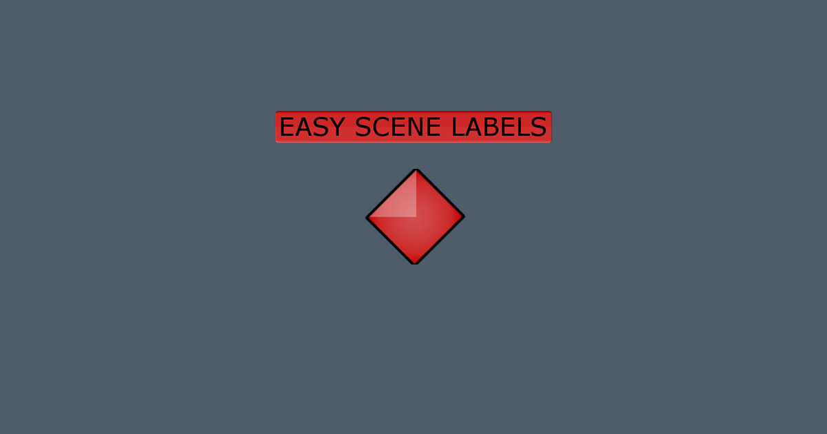 Easy Scene Labels | Utilities Tools | Unity Asset Store