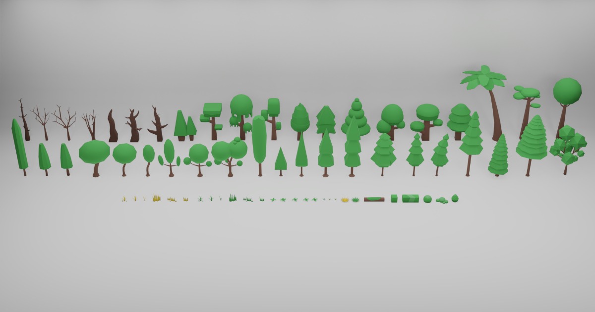 3D Game Kit-Foliage Pack | 3D 풍경 | Unity Asset Store