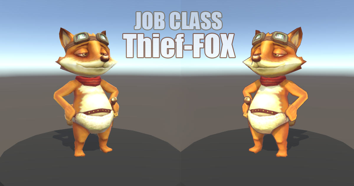 Job Class - Thief(fox) | Characters | Unity Asset Store