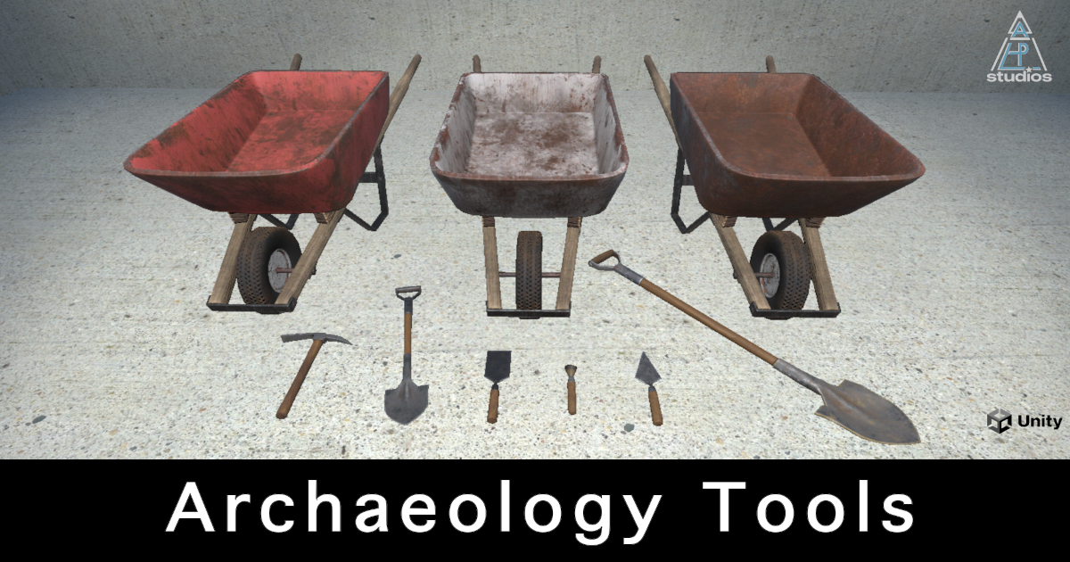 Archaeology Tools | 3D Tools | Unity Asset Store
