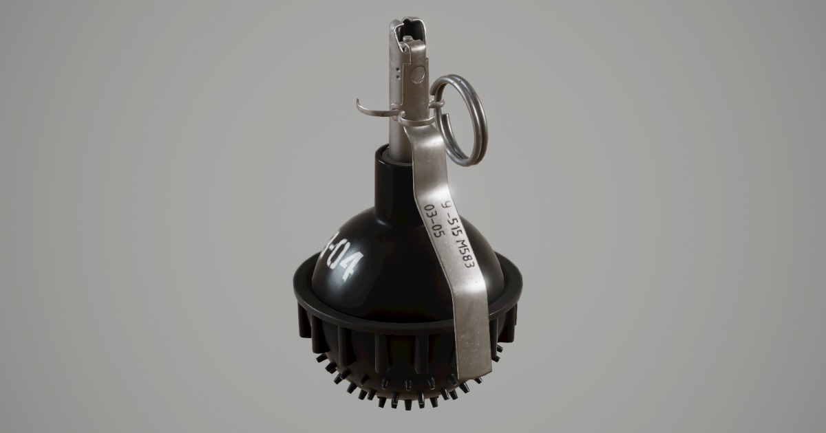 Grenade "Stun" | 3D Weapons | Unity Asset Store