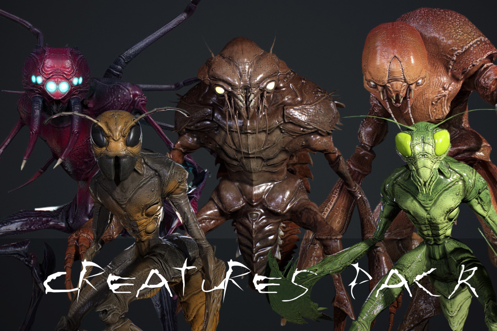 Creatures Pack1 | 3D Creatures | Unity Asset Store