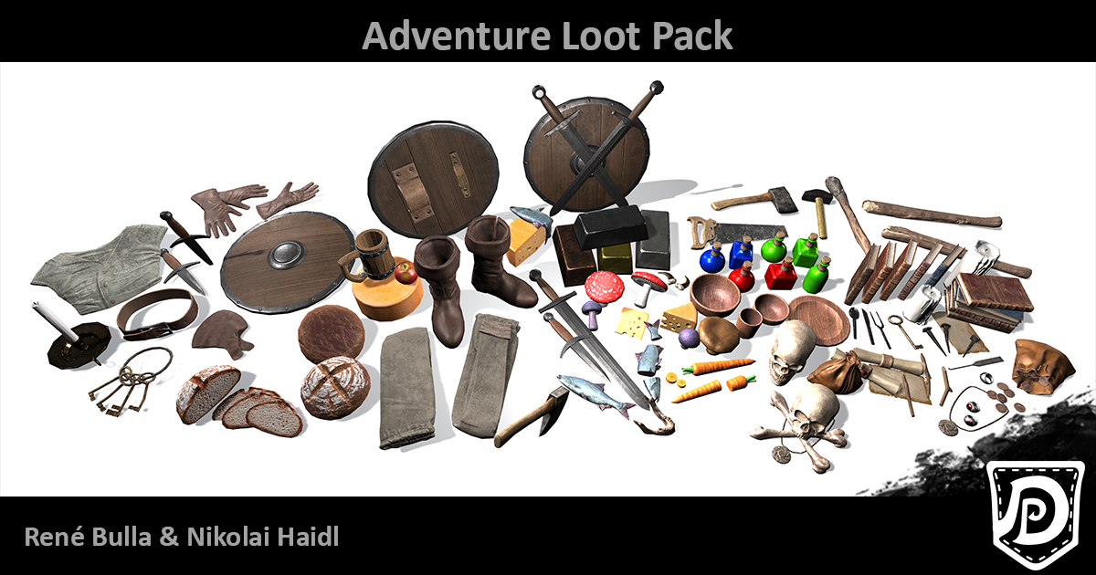 Adventure Loot Pack | 3D 道具 | Unity Asset Store