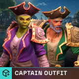 Stylized Pirate Captain Outfit