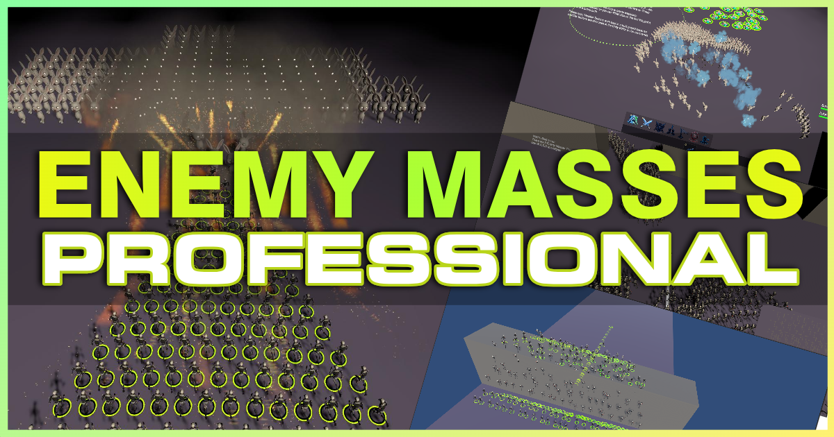 Enemy Masses Professional | Massive Crowds, 1-Click Enemy AI, RTS ...