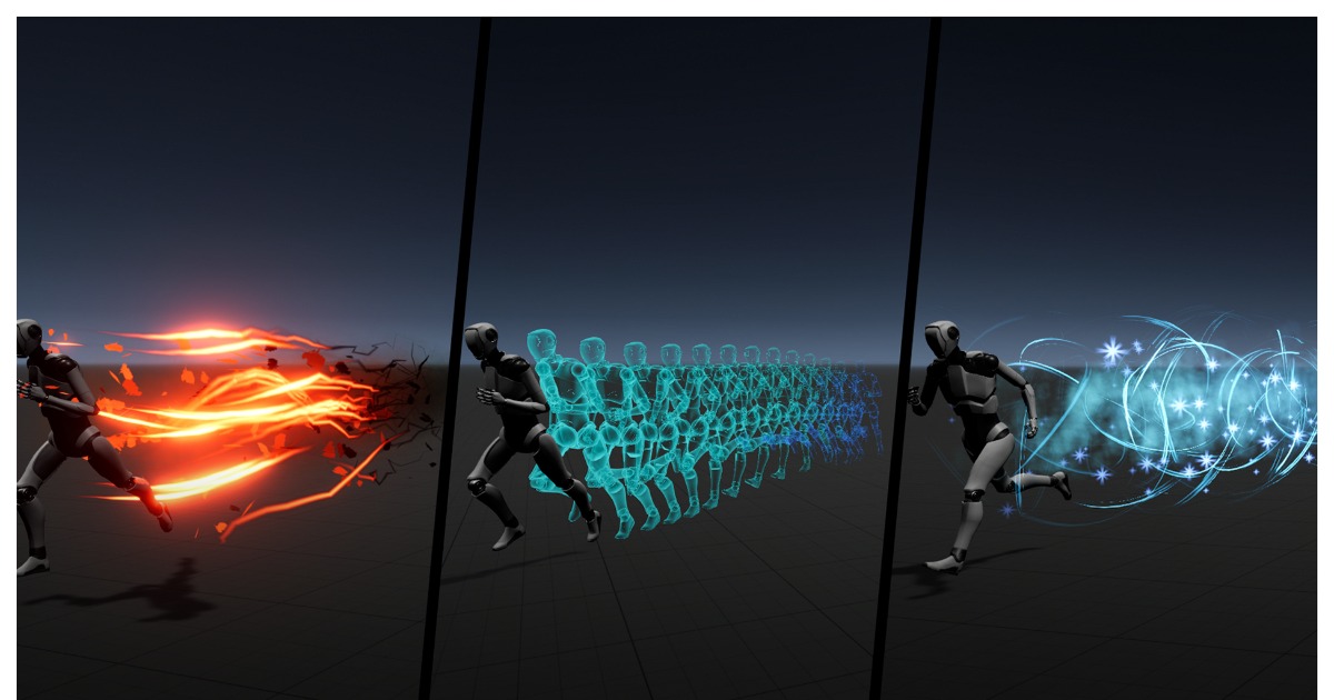 Dash & Afterimage FX – Bundle | VFX | Unity Asset Store