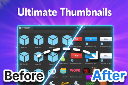 Ultimate Thumbnails: Preview Icon Generator for UI, Sprites, Particles ...