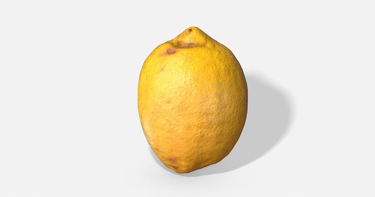 Lemon Fruit - Photoscanned PBR | 3D Food | Unity Asset Store