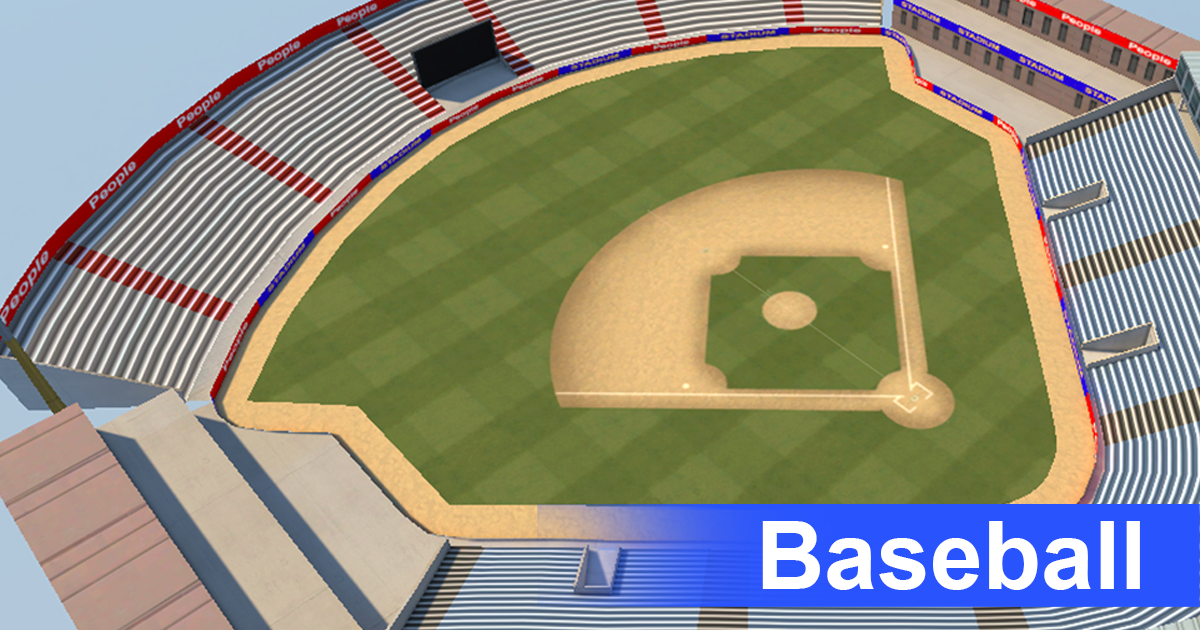 Base ball Stadium | 3D Environments | Unity Asset Store