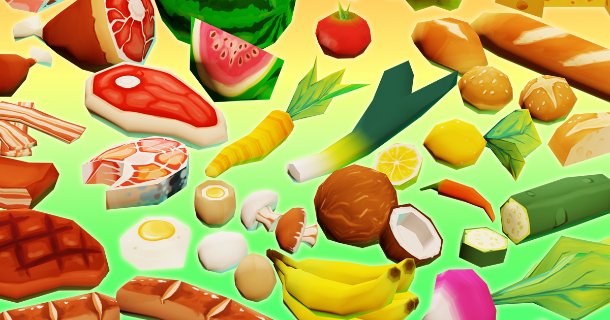 FANTASTIC - Food Pack | 3D Food | Unity Asset Store