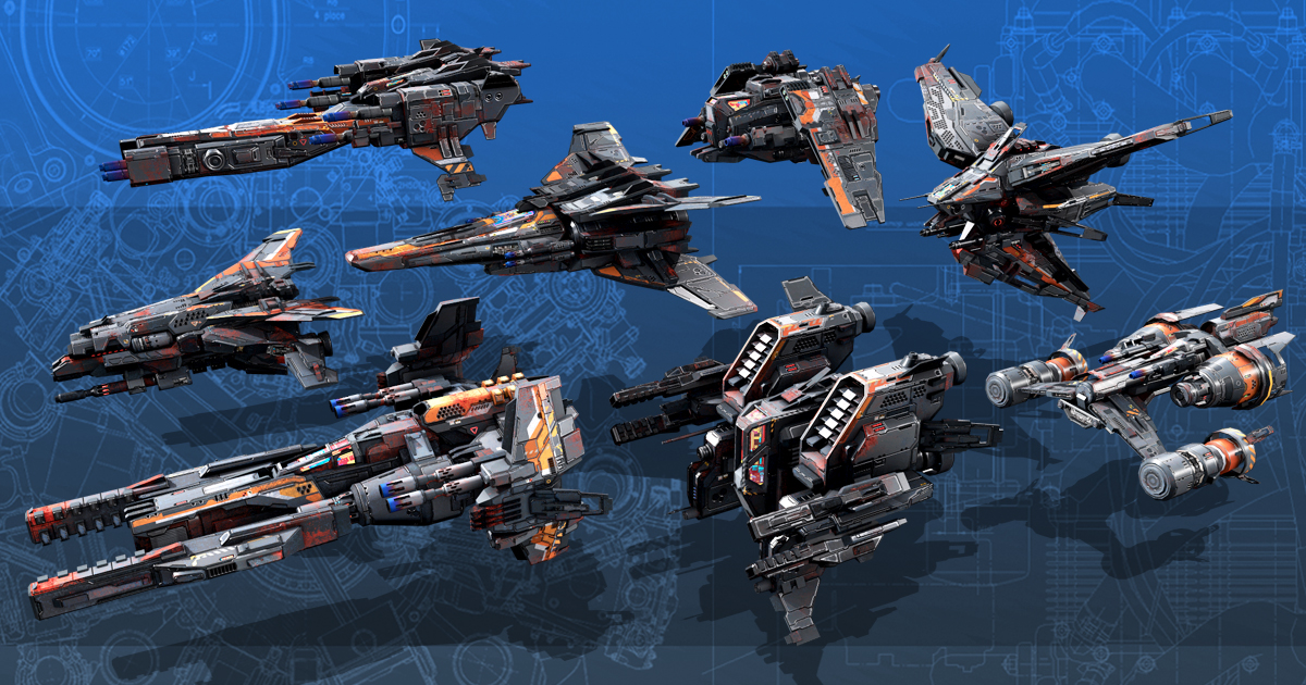 Light Spaceships #01 | 3D Space | Unity Asset Store