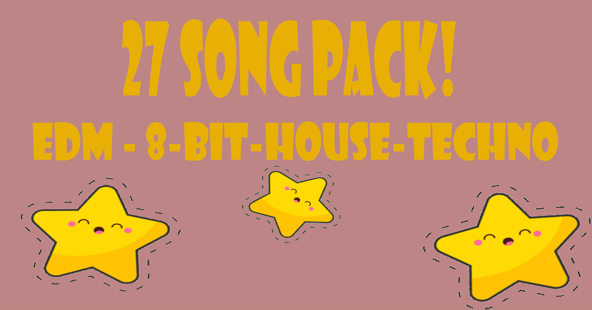 26 Song Music Pack - 8 Bit - EDM - House - Techno | Audio Music | Unity ...