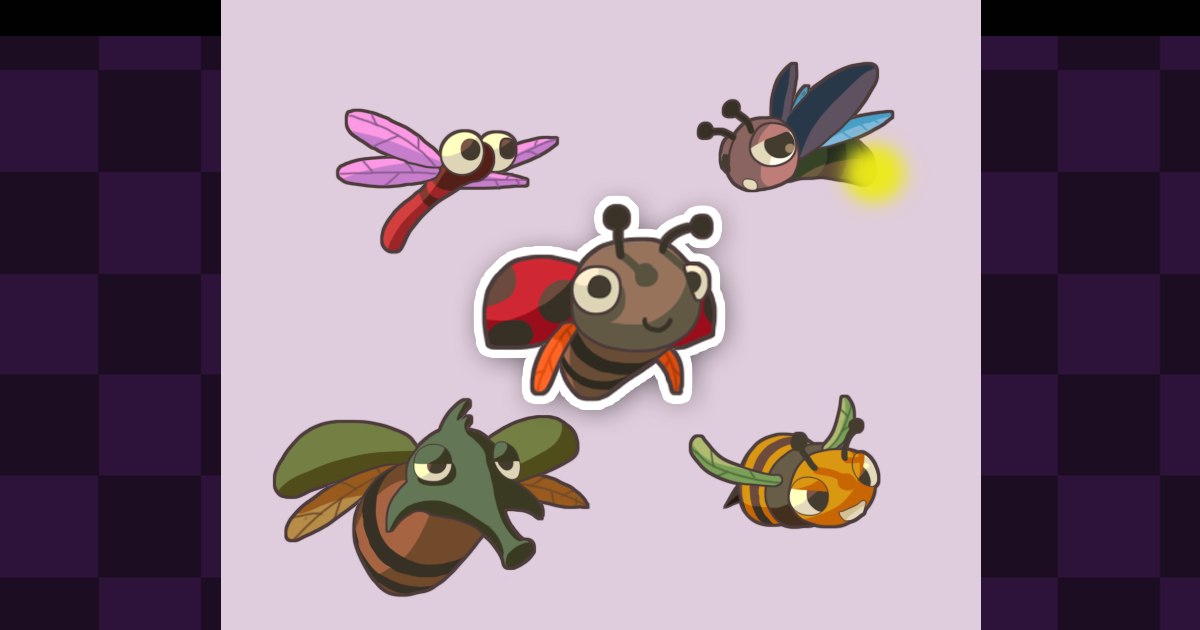 Fly Bugs | 2D 角色 | Unity Asset Store