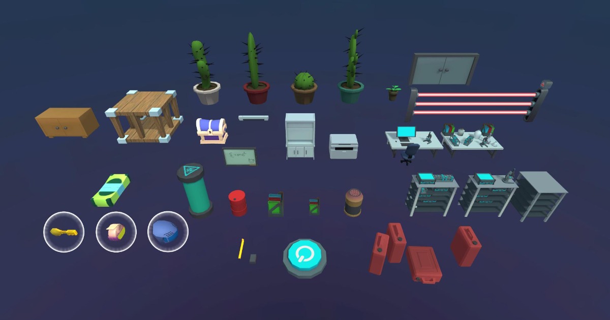 Cartoon Lab environment and props | 3D Environments | Unity Asset Store