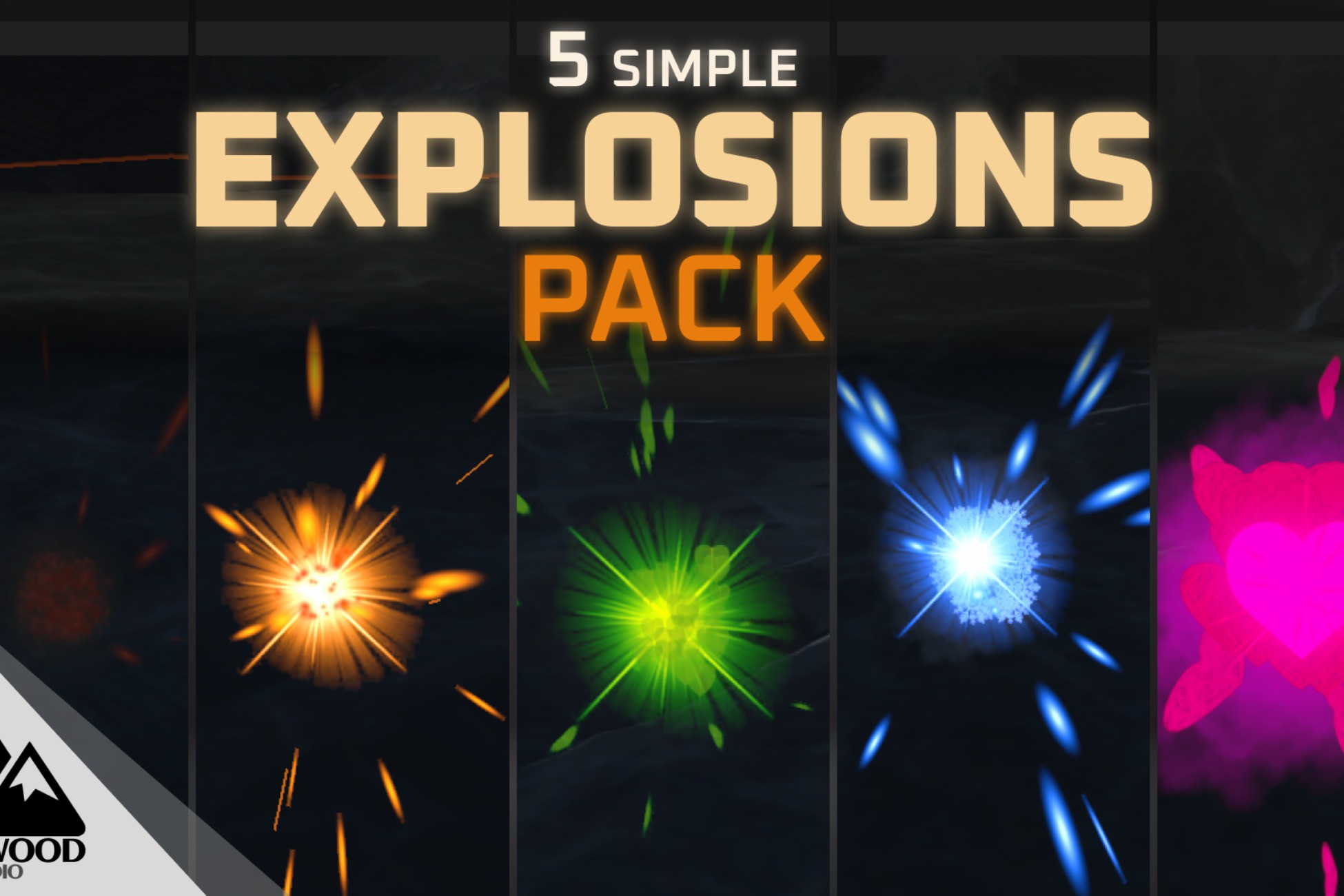 5 Simple EXPLOSION Pack | Fire & Explosions | Unity Asset Store
