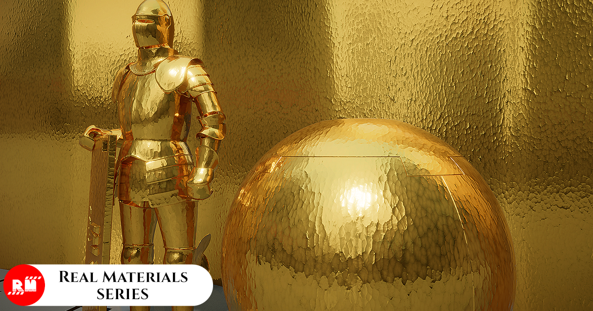 RM Gold hammered | 2D Metals | Unity Asset Store