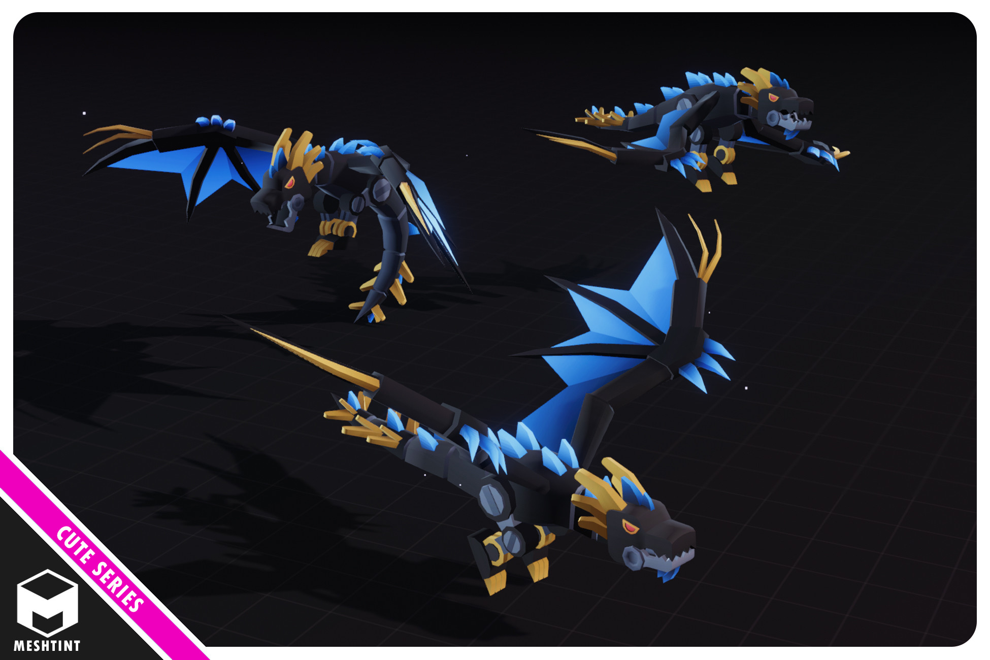 Dragon Predator Robot Cute Series | 3D Robots | Unity Asset Store