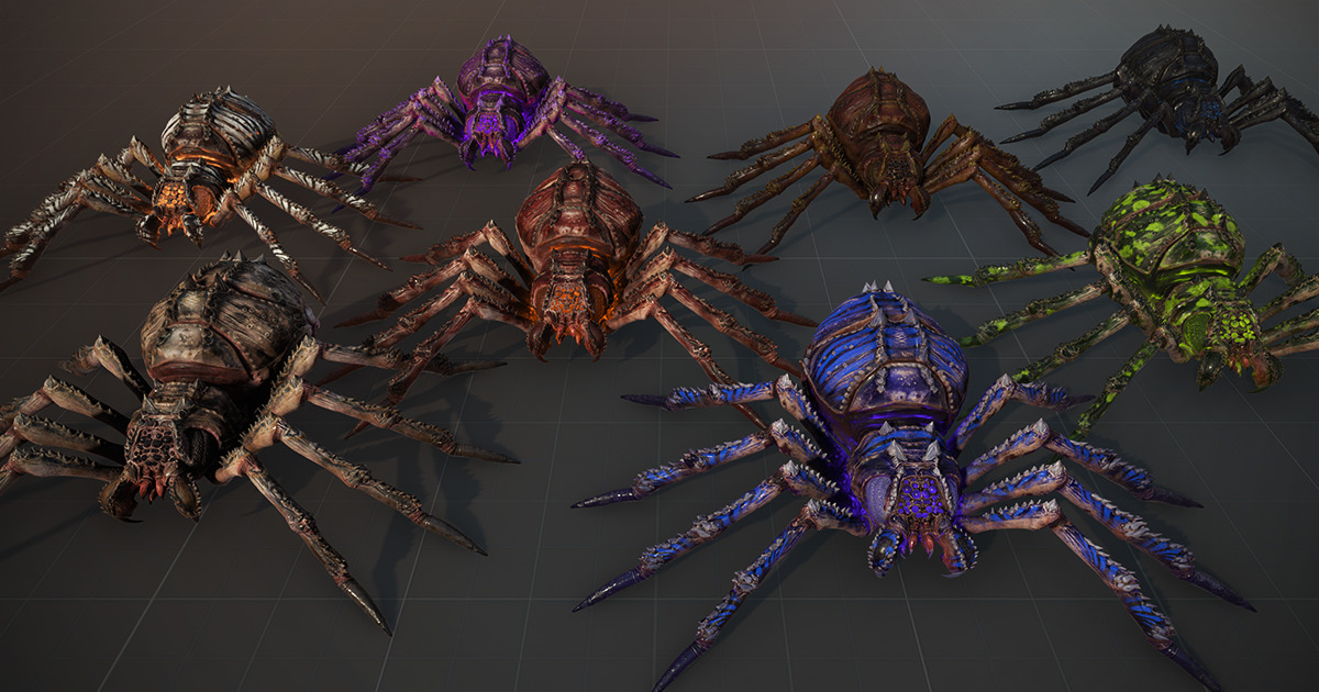Spider Goddess | 3D Creatures | Unity Asset Store