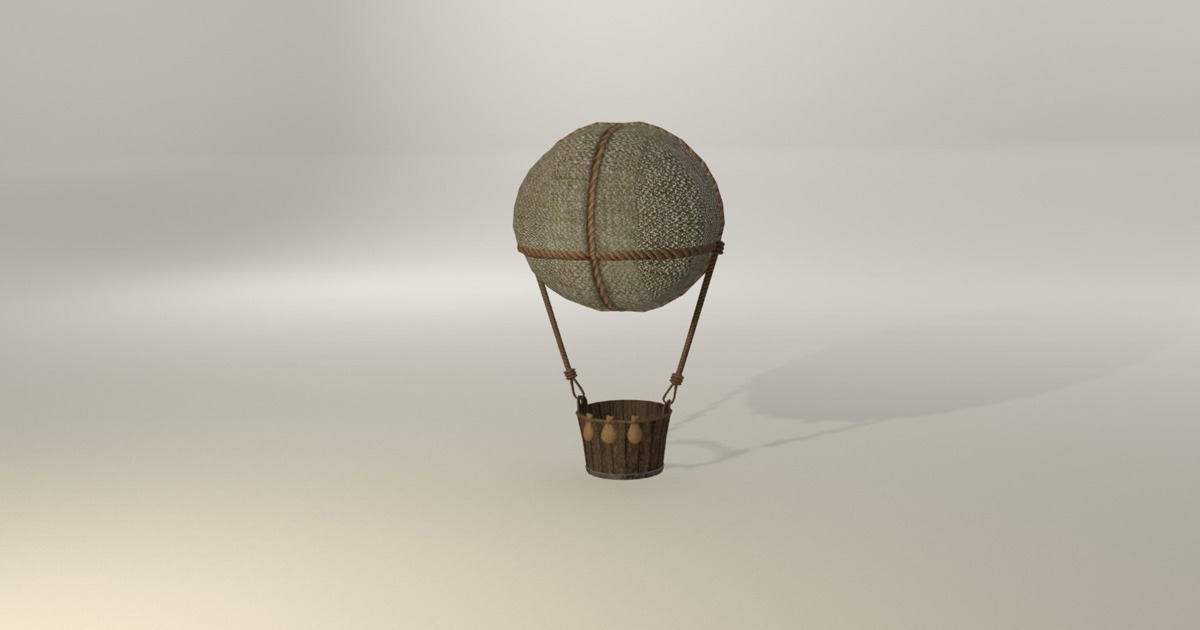 Hot air balloon little | 3D Air | Unity Asset Store