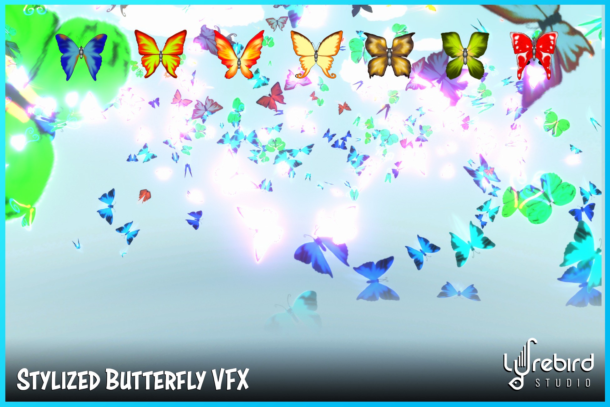 VFX Stylized Butterfly Particles | Environment | Unity Asset Store