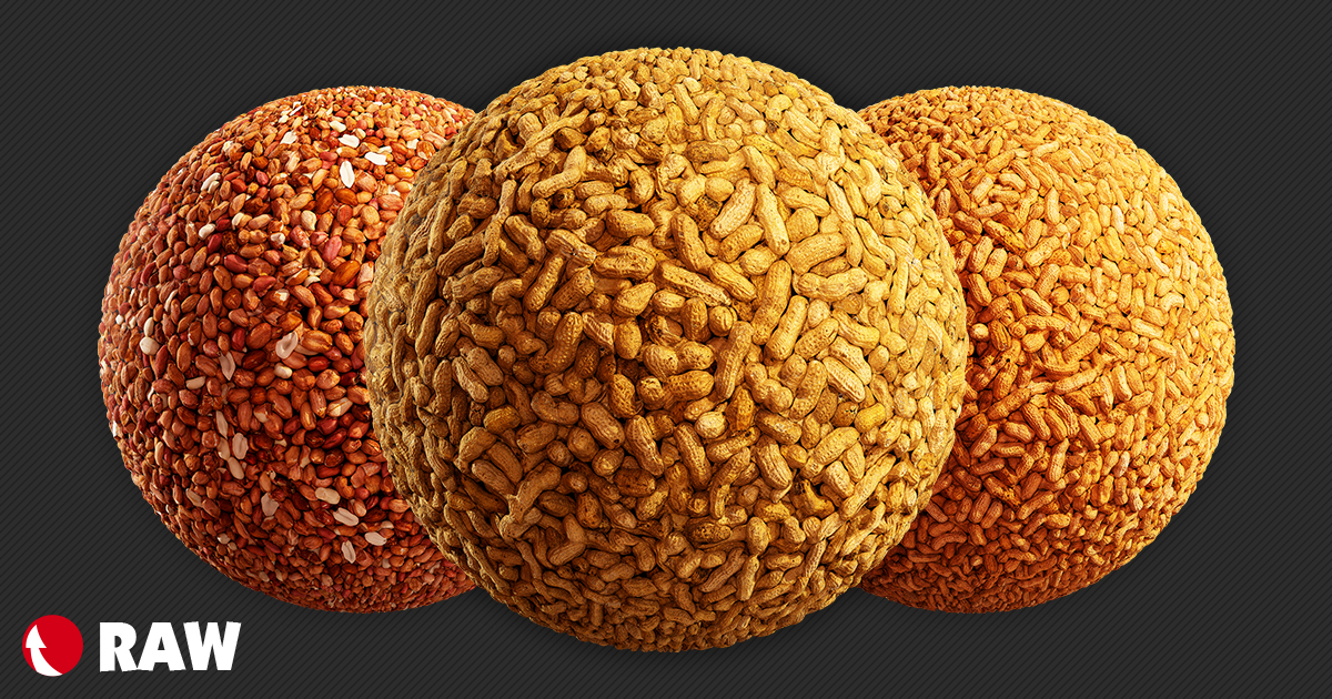 Peanut Textures Pack #2 | 2D Food | Unity Asset Store