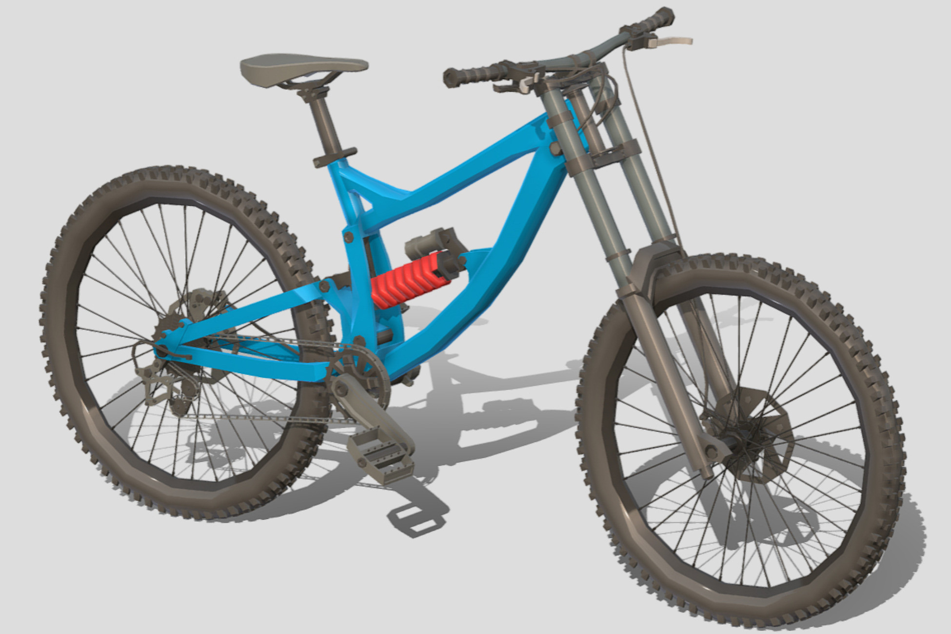 Low-Poly Bicycle # 8 | 3D Land | Unity Asset Store