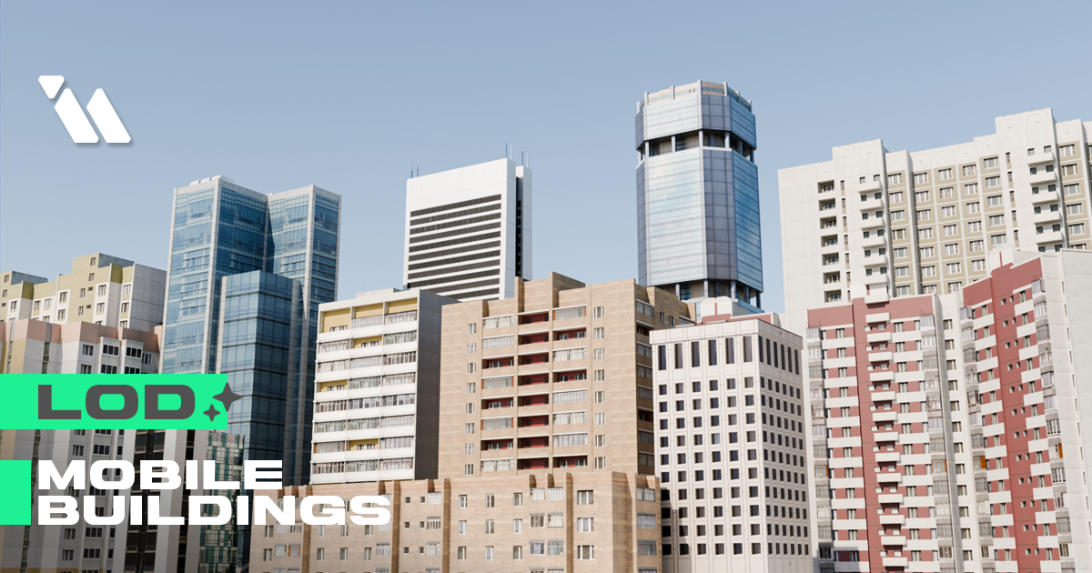 Mobile Ready Building Pack V2 | 3D Urban | Unity Asset Store