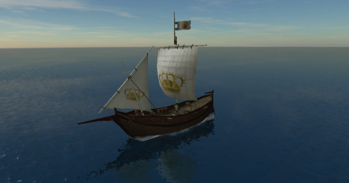 Small Cutter Ship | 3D Sea | Unity Asset Store