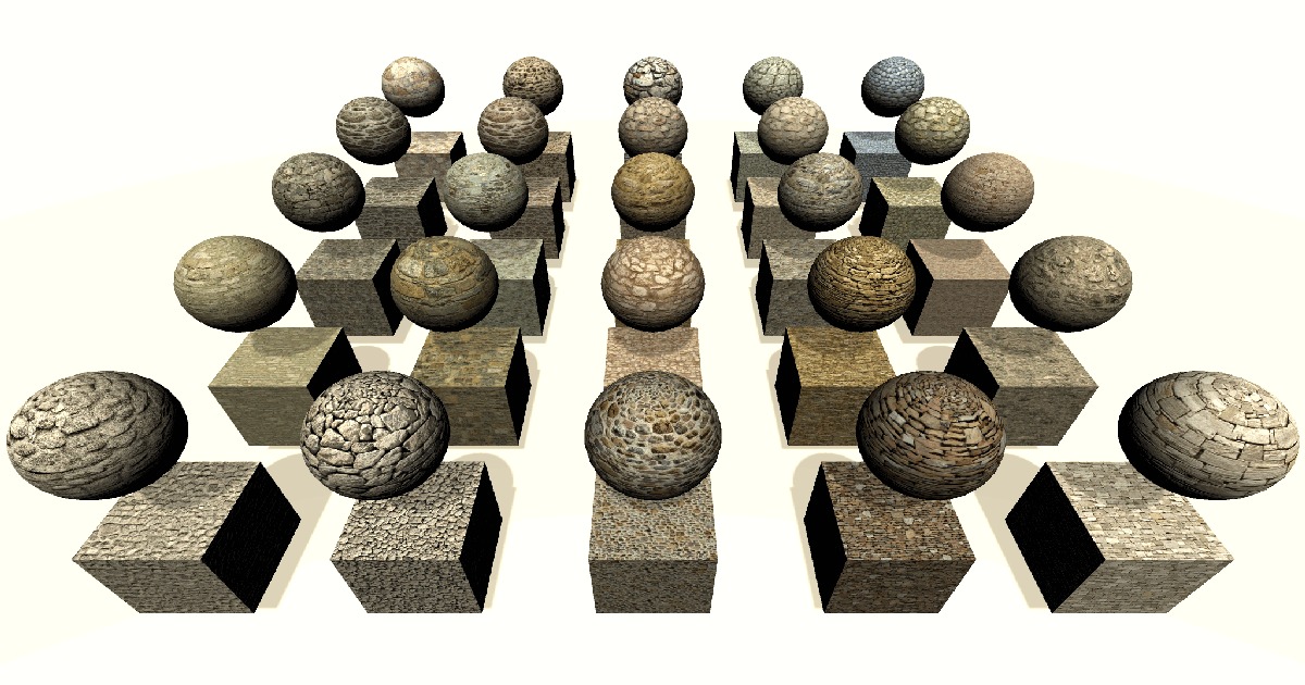 50 Stone Wall Materials Ready, Volume. 18 | 2D Brick | Unity Asset Store