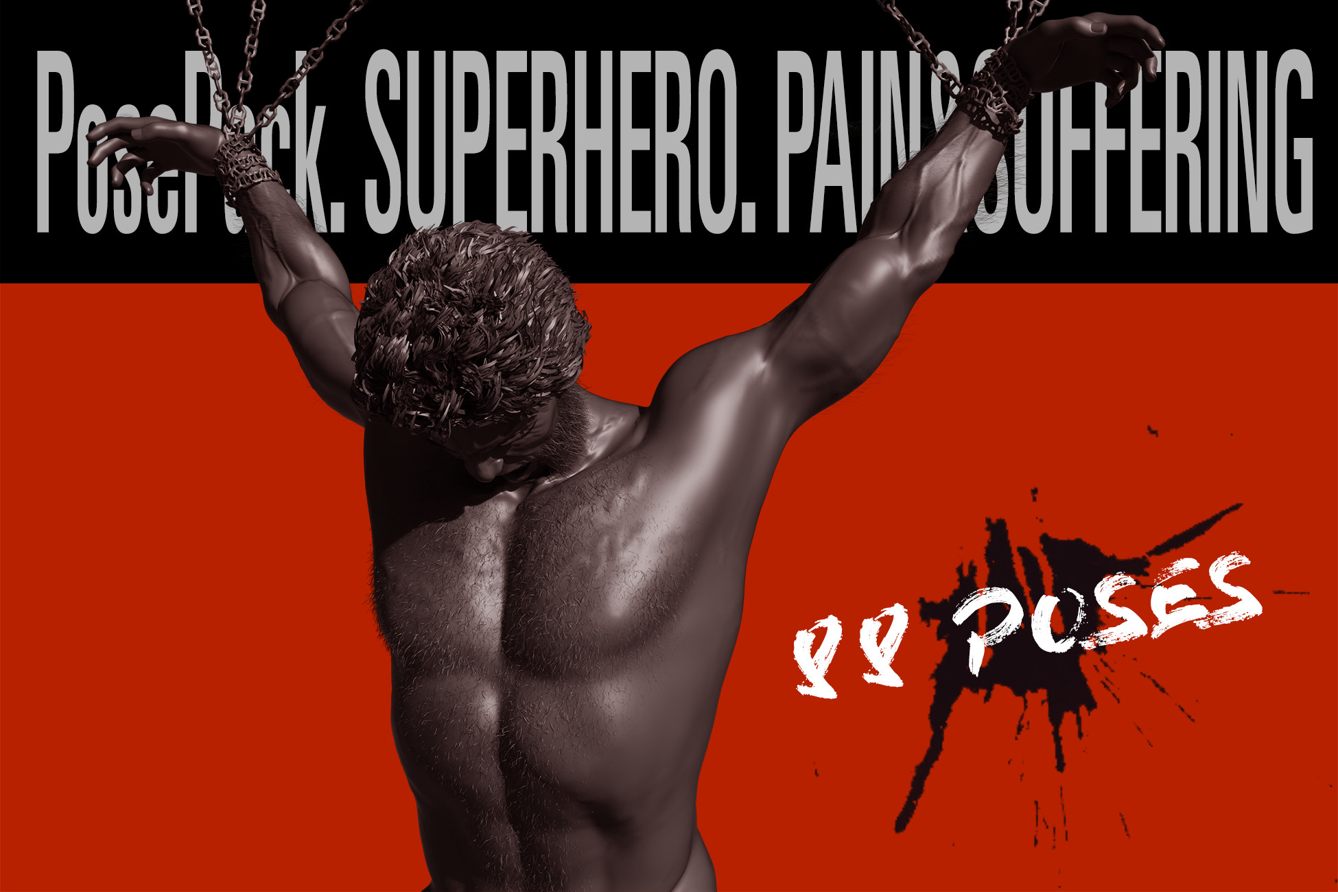 Poses Pack: Super Heroes. Pain&Suffering | 3D Animations | Unity Asset ...
