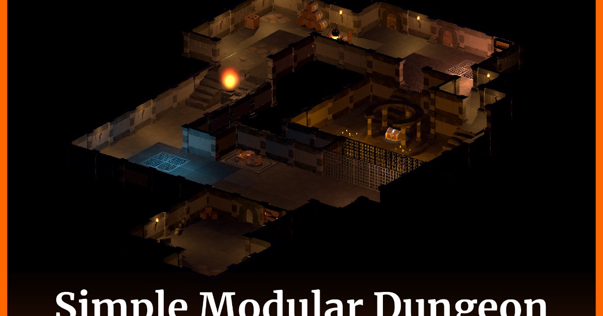Simple Modular Dungeon | 3D Dungeons | Unity Asset Store