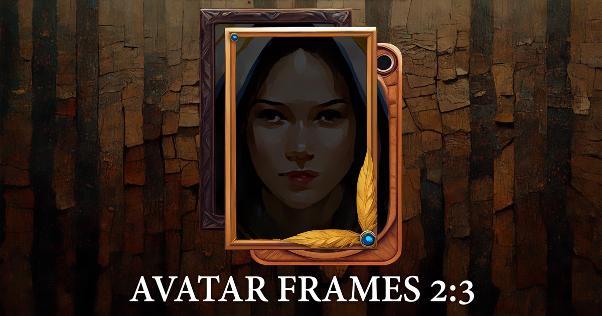 Avatar Frames HQ 2:3 | 2D GUI | Unity Asset Store