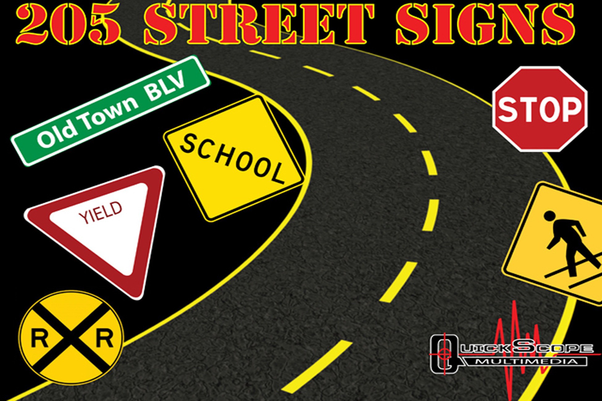 205 Street Signs | 3D Environments | Unity Asset Store